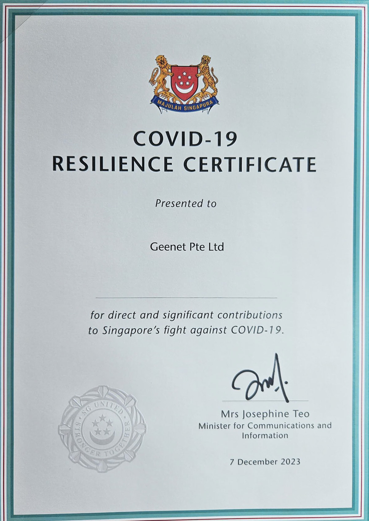 Media - GEENET PTE LTD